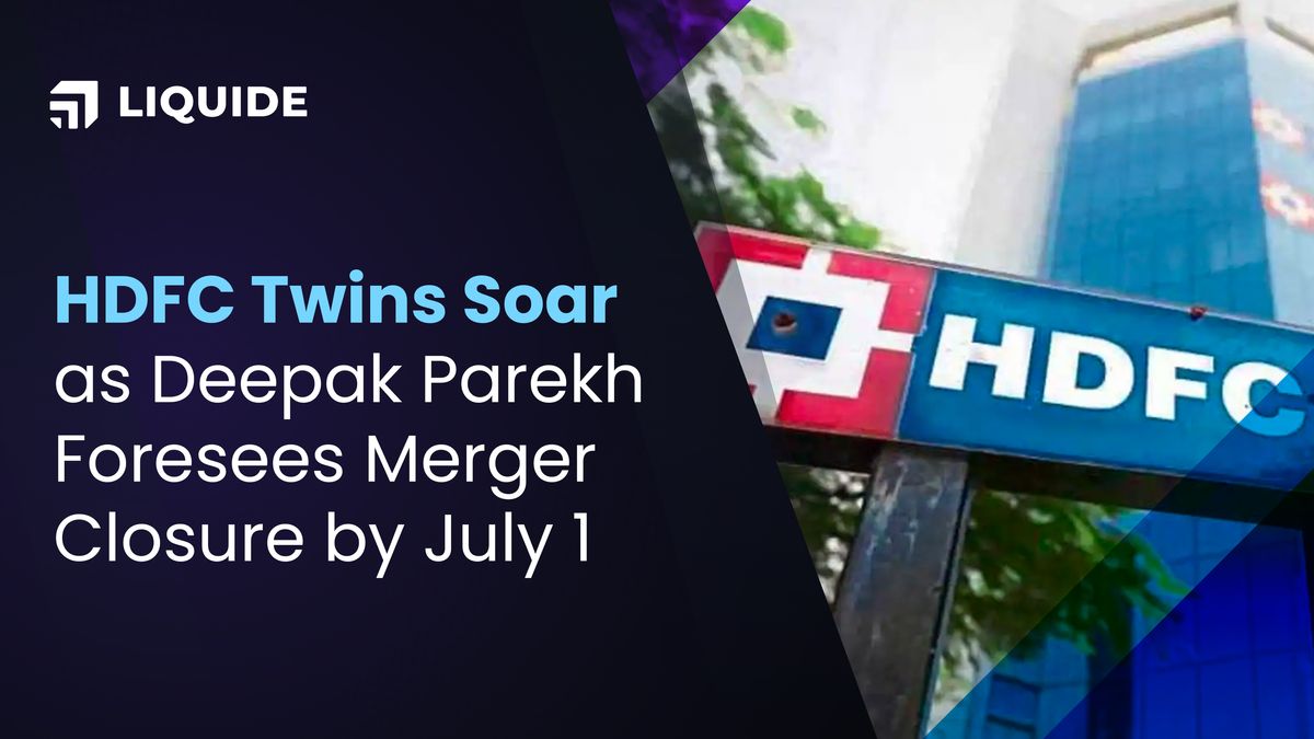 HDFC Twins Merger News | Deepak Parekh | Liquide